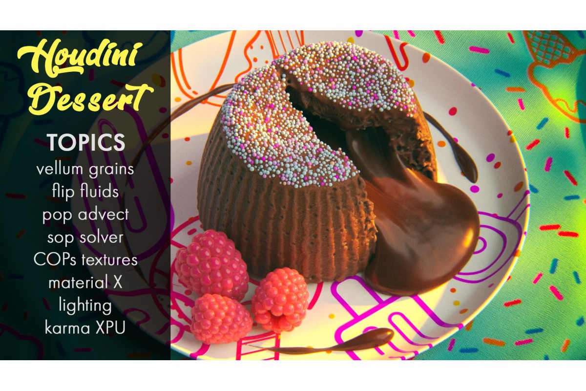 [Gumroad] Houdini Dessert (cake)[ENG+RUS AI]