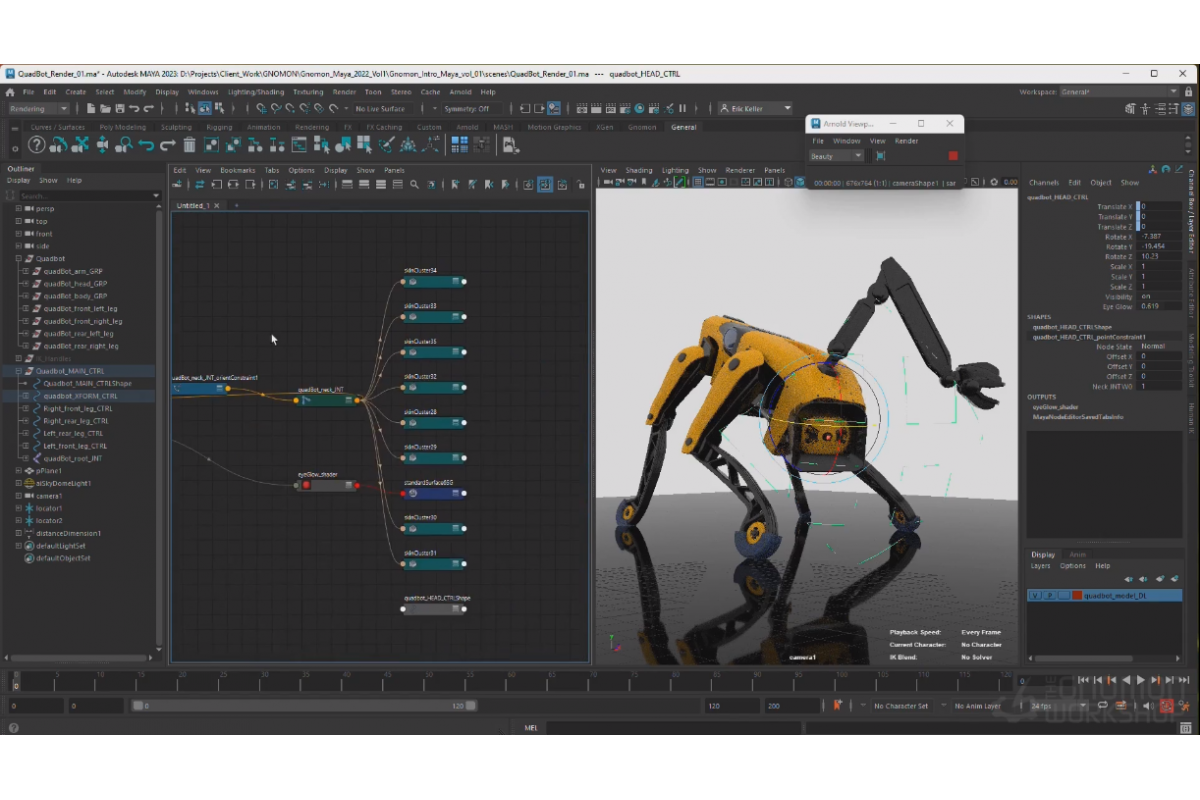 [The Gnomon Workshop] Introduction to Maya 2023: Volume 2 [ENG-RUS ...